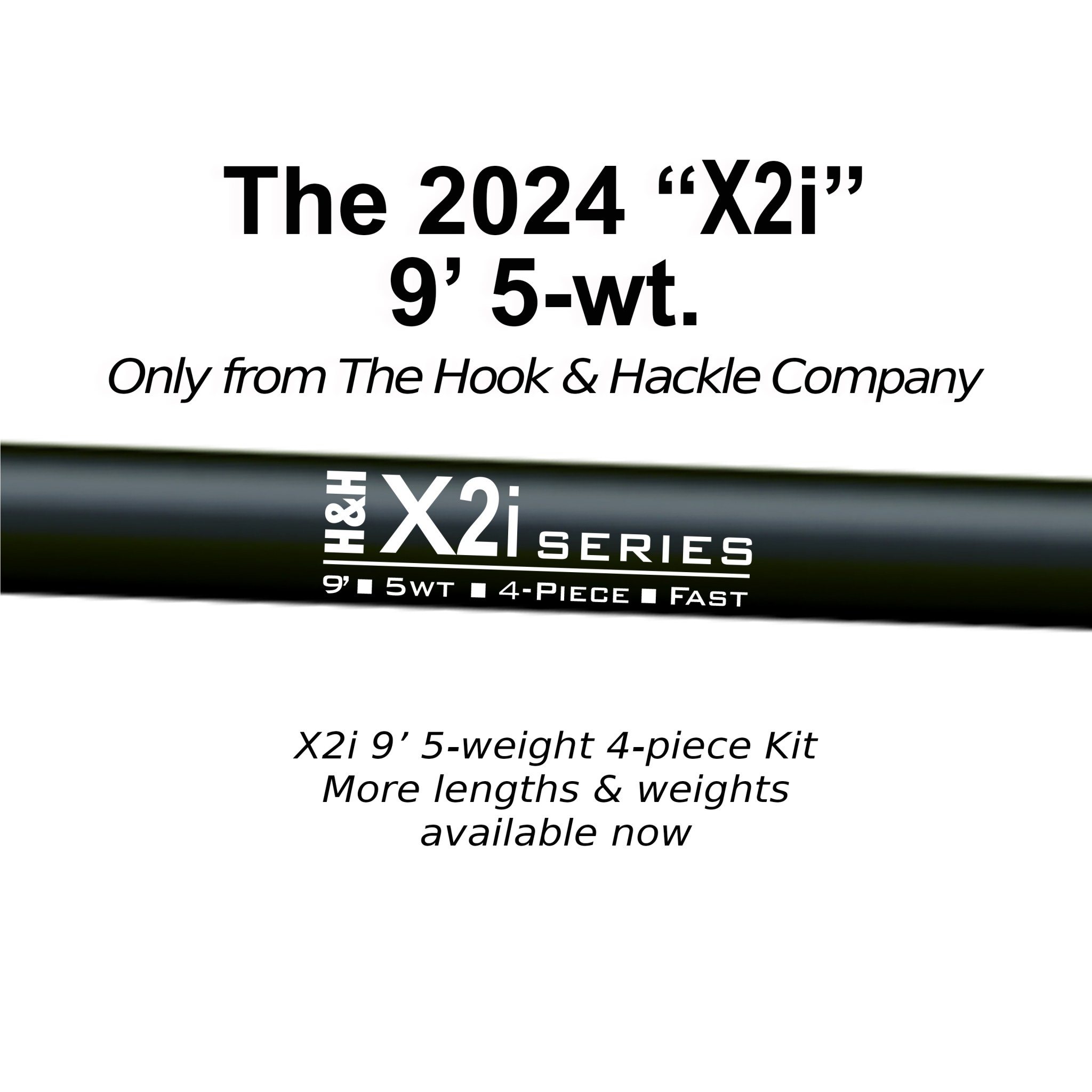 X2i Fly Rod Kit 9′ 5 weight 4-piece Ultra Fly Rod Building Kit - The ...