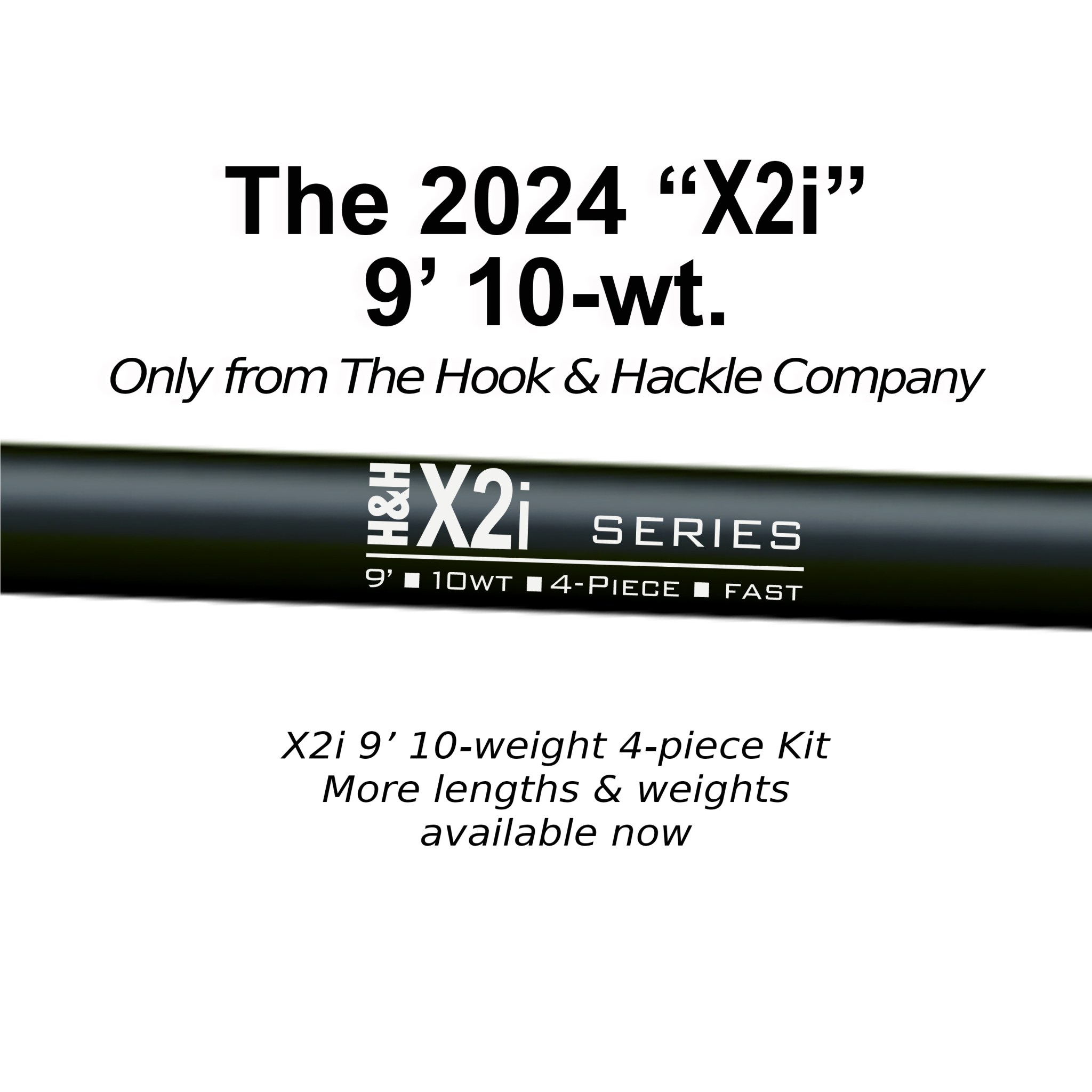 X2i Fly Rod Kit 9′ 9 weight 4-piece Ultra Fly Rod Building Kit - The ...